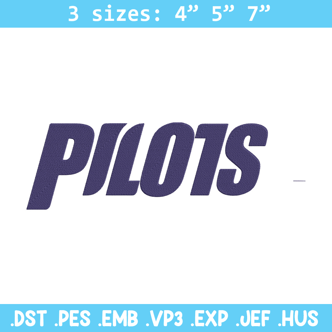 Portland Pilots logo embroidery design, NCAA embroidery, Spo | Inspire ...