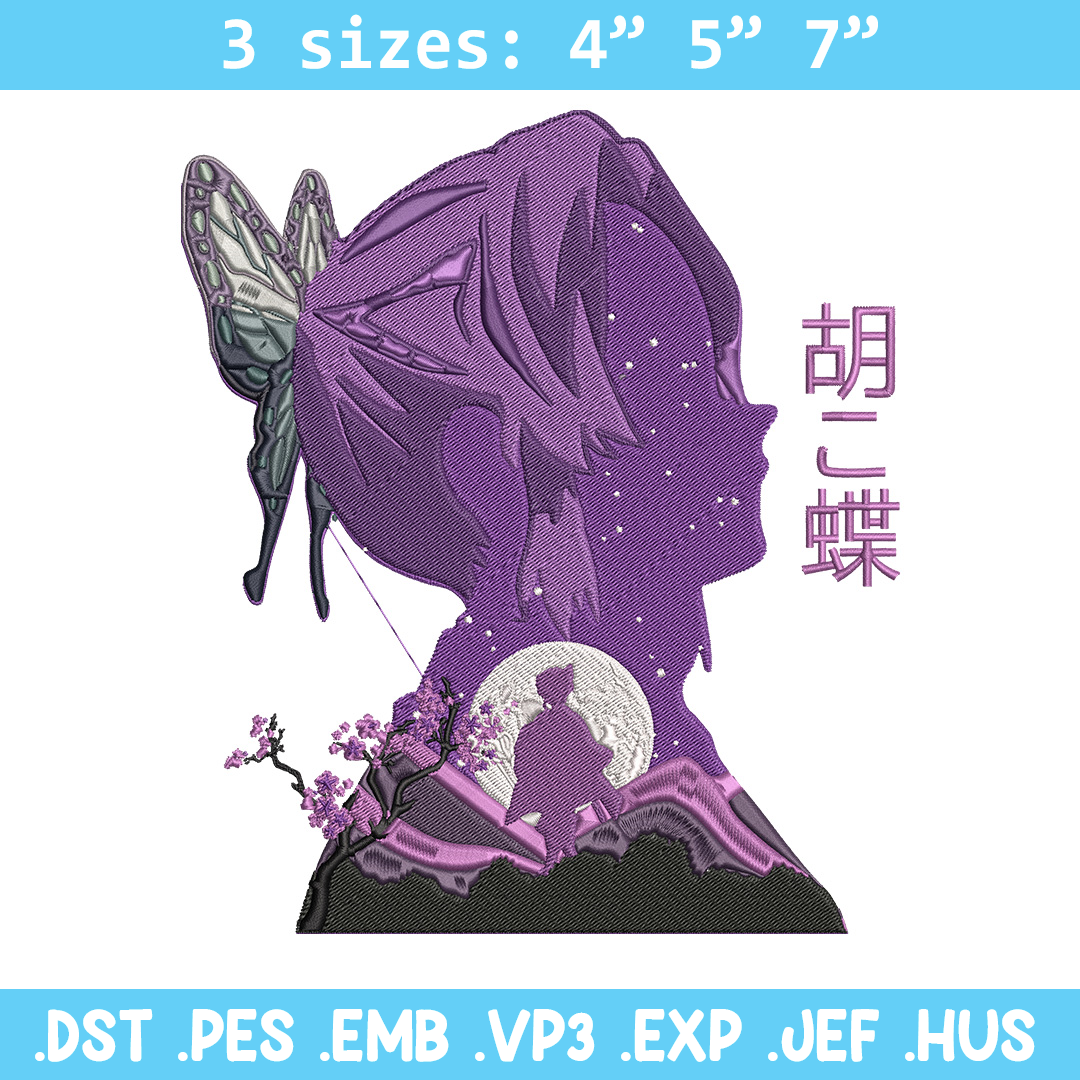 Shinobu poster Embroidery Design, Demon slayer Embroidery, E - Inspire ...