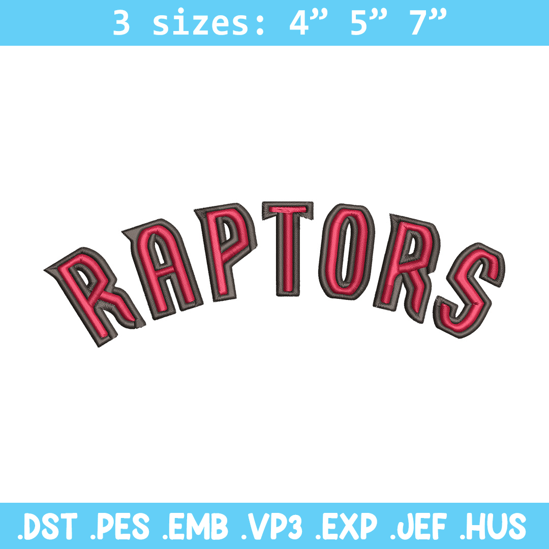 Toronto Raptors design embroidery design, NBA embroidery,Spo | Inspire ...