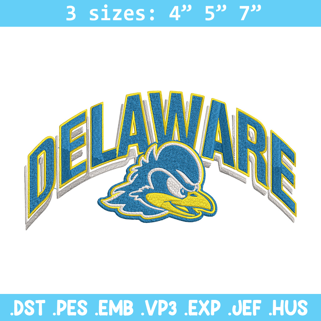 University Delaware logo embroidery design, NCAA embroidery, | Inspire ...