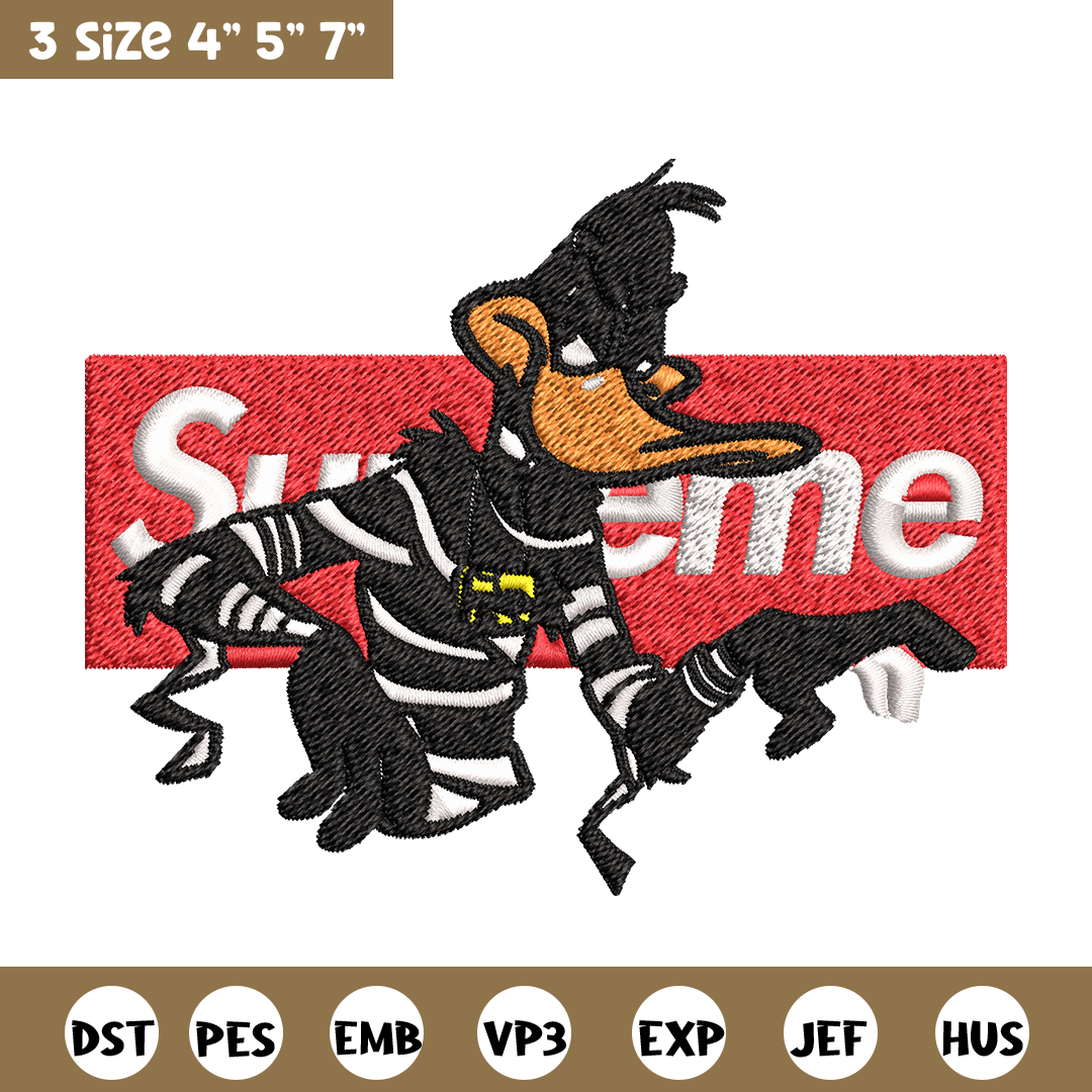 Daffy Duck Supreme Embroidery design, Daffy Duck Embroidery, | Inspire ...