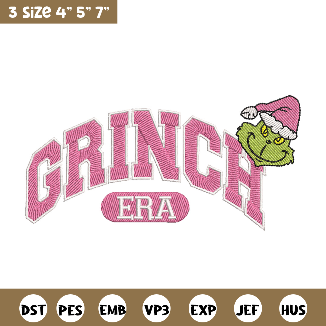Grinch era embroidery design, Grinch embroidery, Chrismas de | Inspire ...