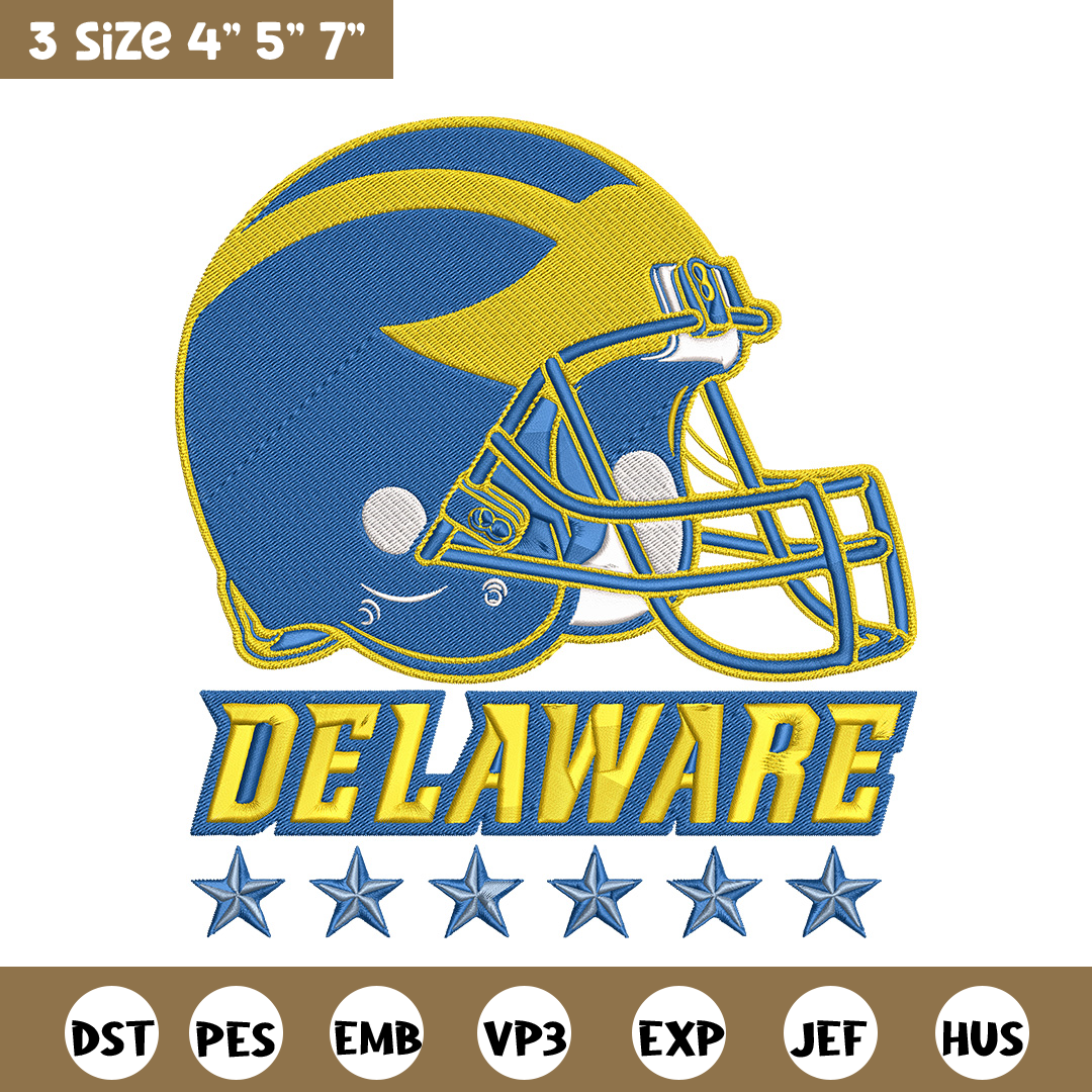 University of Delaware logo embroidery design,NCAA embroider | Inspire ...