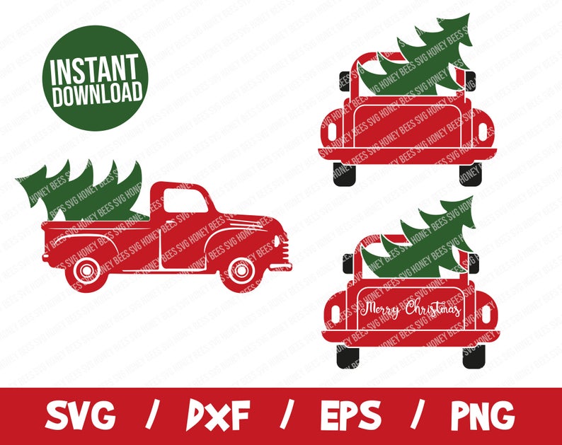 Christmas truck svg bundle merry christmas cut file cricut v - Inspire ...