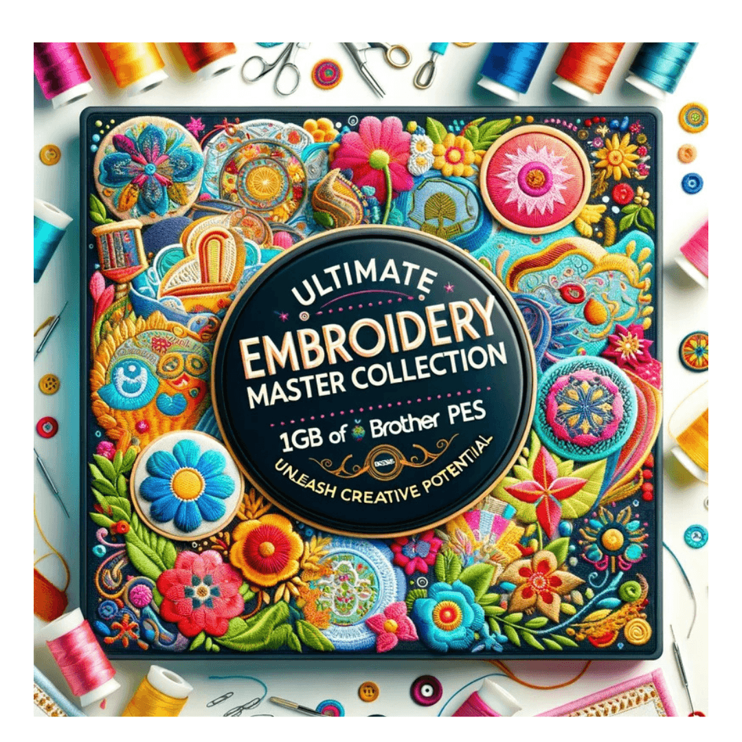 MEGA BUNDLE 12+ Gb of Brother PES Embroidery Designs Collect | Inspire ...