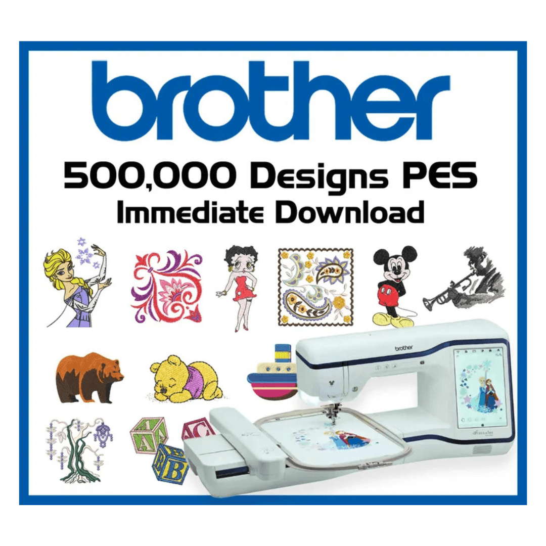 Brother Embroidery Machine Designs Collection PES Download 5 | Inspire ...
