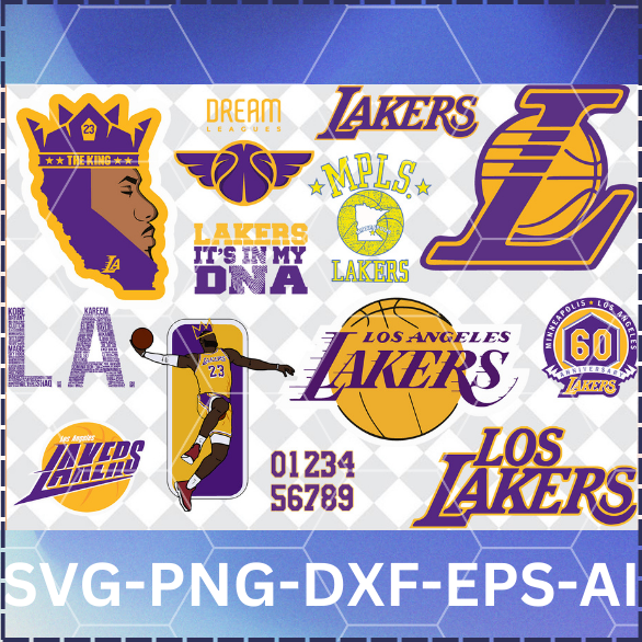 Lakers Bundle Svg, Sport Svg, Los Angeles Lakers Svg,Los Ang | Inspire ...