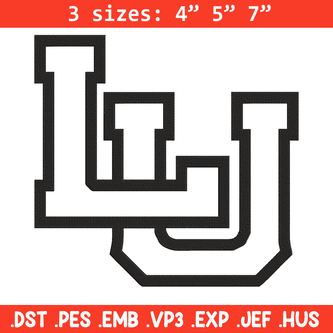 Lamar University logo embroidery design,NCAA embroidery,Spor | Inspire ...
