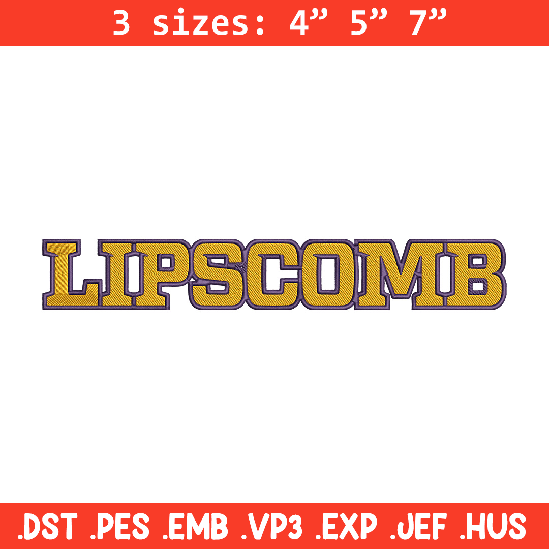 Lipscomb Bisons logo embroidery design, NCAA embroidery,Embr | Inspire ...