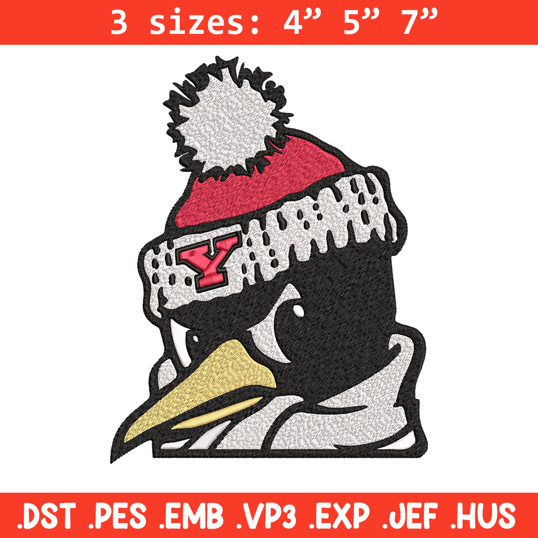 Youngstown State logo embroidery design,NCAA embroidery,Spor - Inspire ...