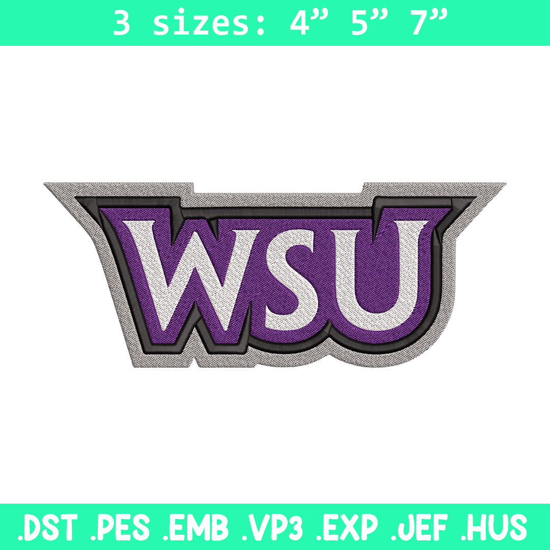 Weber State logo embroidery design, NCAA embroidery, Embroid - Inspire ...