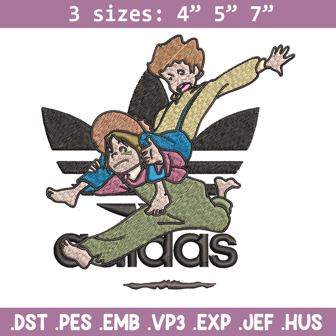 Cartoon adidas Embroidery Design, Adidas Embroidery, Embroid | Inspire ...