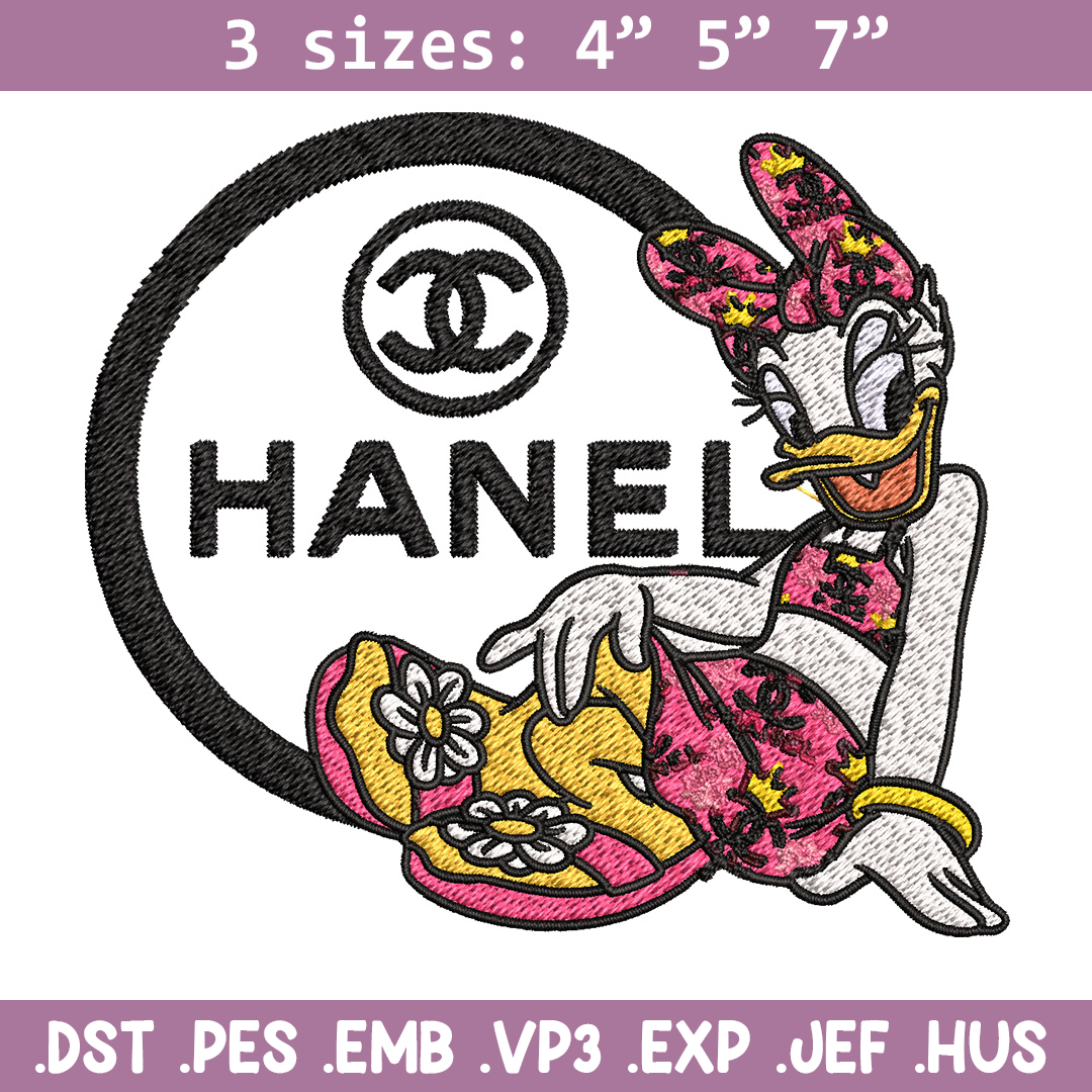 Duck cartoon chanel Embroidery Design,Chanel Embroidery, Emb | Inspire ...