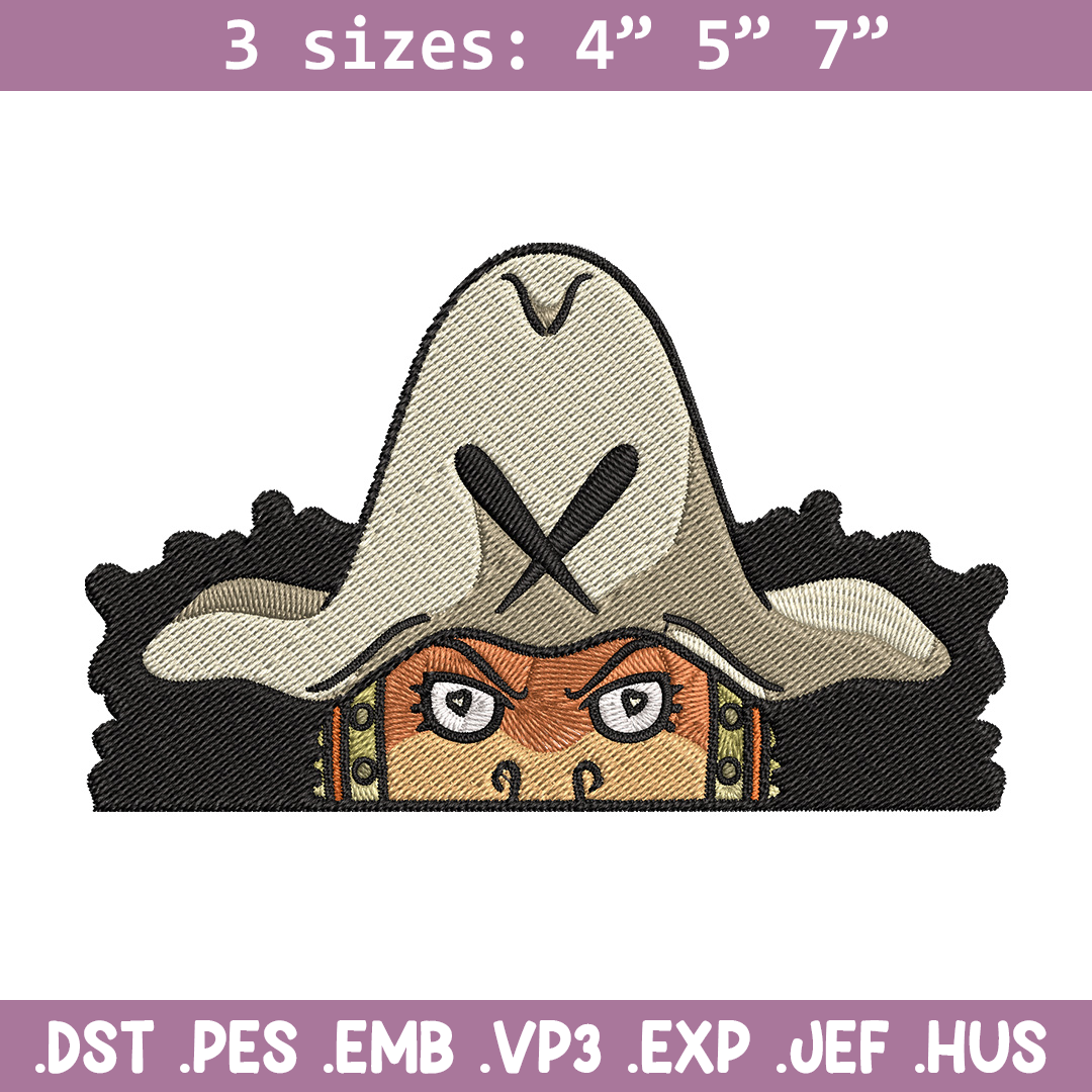 Usopp Peeker Embroidery Design, One piece Embroidery, Embroi | Inspire ...