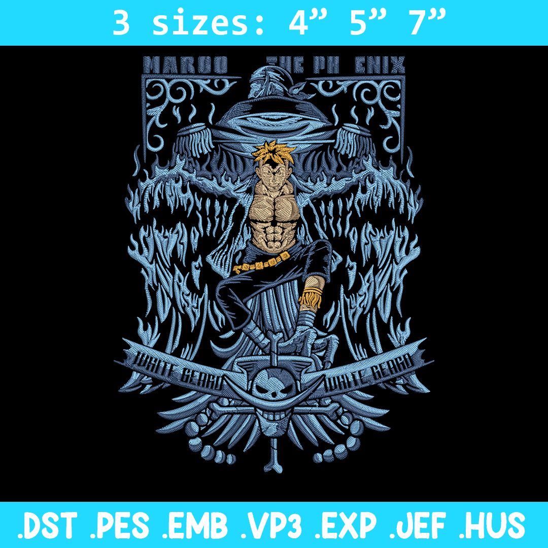 Marco poster Embroidery Design,One piece Embroidery, Embroid | Inspire ...