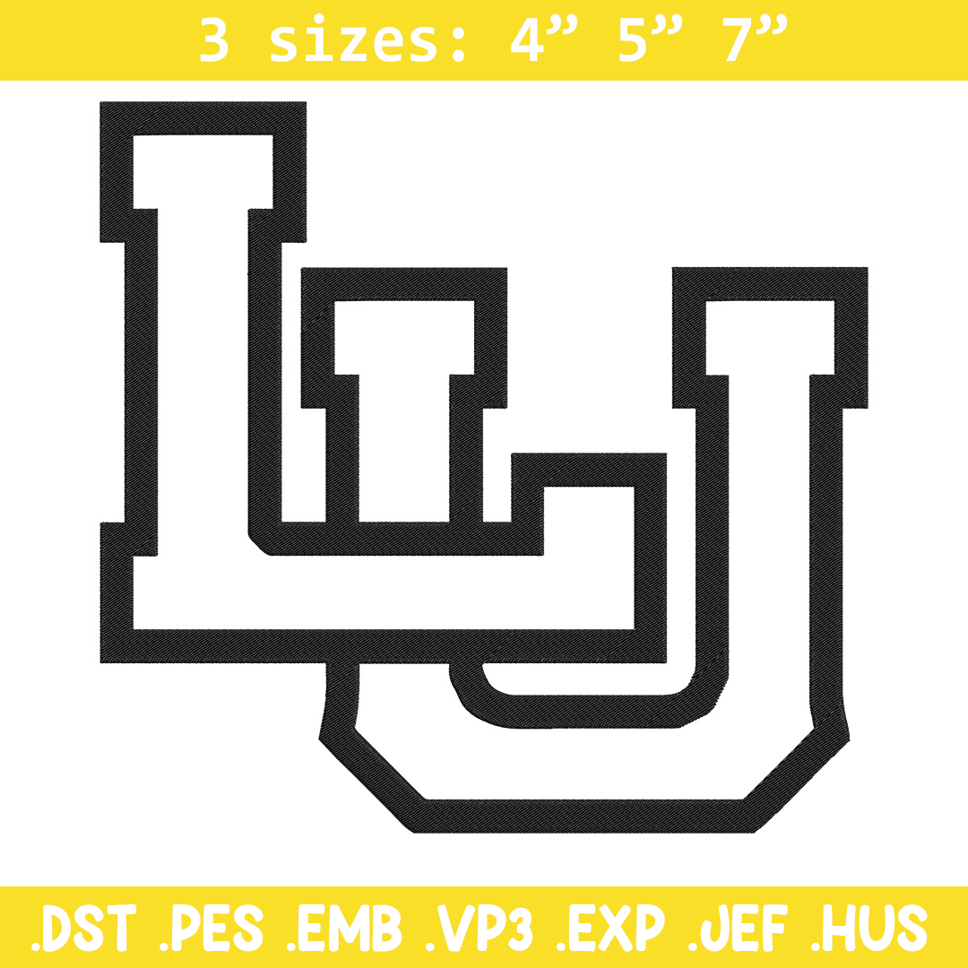 Lamar University logo embroidery design,NCAA embroidery,Spor | Inspire ...