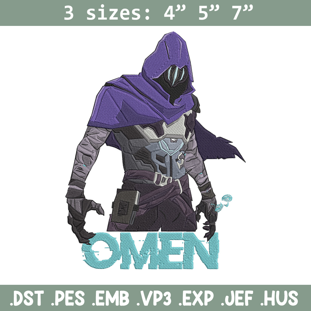 Omen poster Embroidery Design, Valorant Embroidery, Embroide - Inspire ...