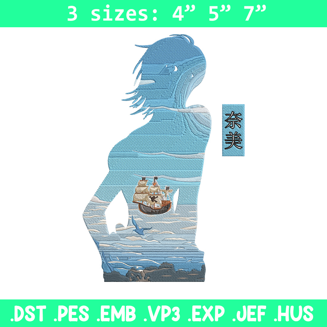 Nami poster Embroidery Design, One piece Embroidery, Embroid | Inspire ...