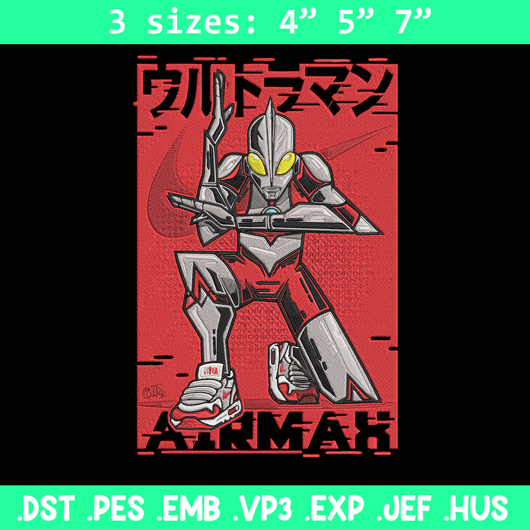 Ultraman poster Embroidery Design, Ultraman Embroidery, Embr - Inspire ...