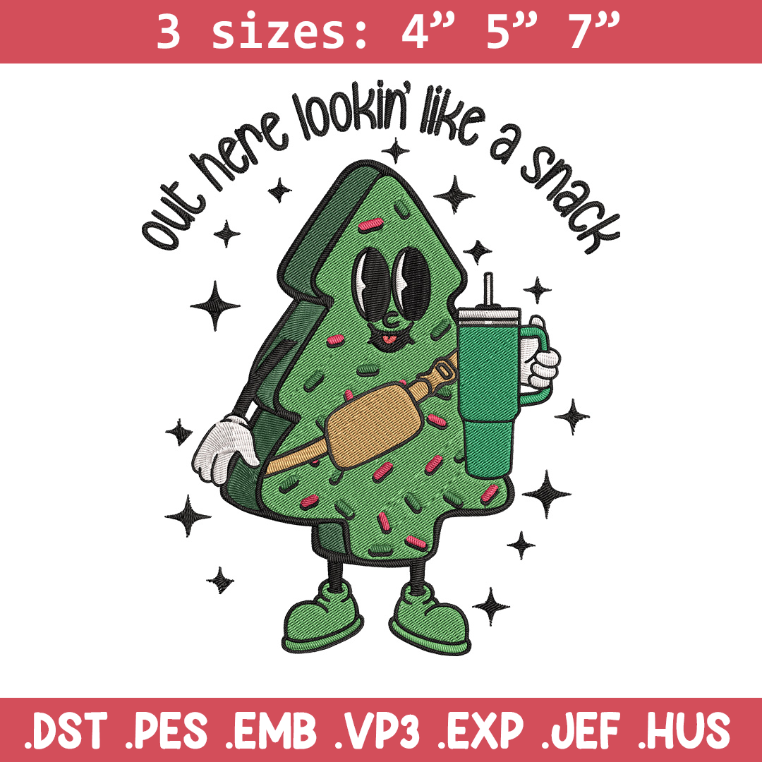 Chrismas trees Embroidery Design, Tree Embroidery, Embroider | Inspire ...