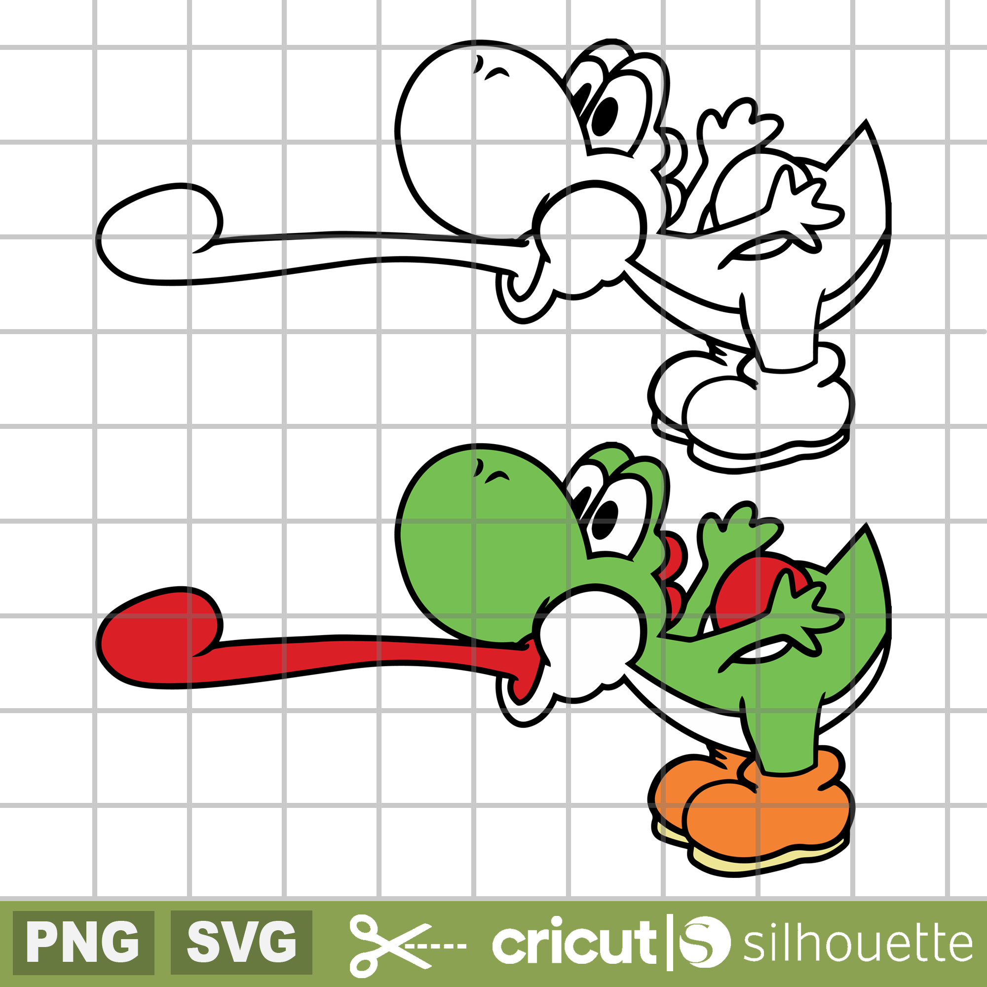 Yoshi svg, Yoshi bundle svg, Mario and Luigi clipart, Super - Inspire ...