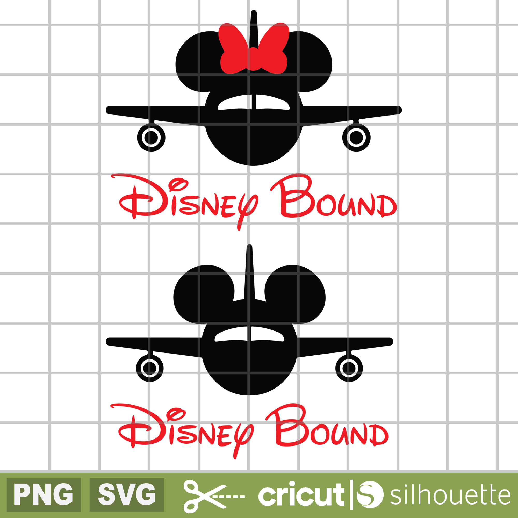 Disney Bound Mickey and minnie svg, Disney Svg, Disney Bound - Inspire ...