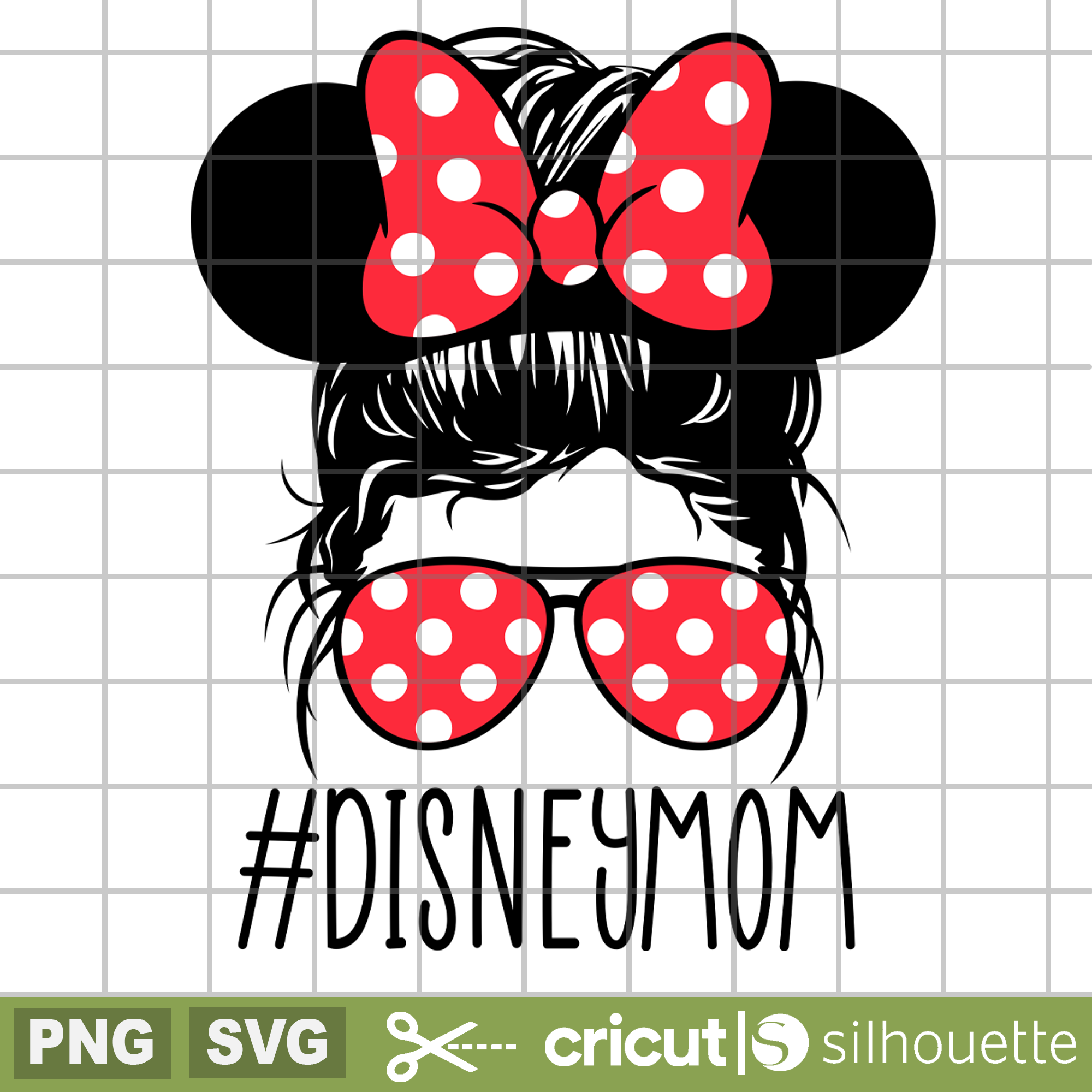 Disney Mom Svg, Mom Svg, Minnie Mouse Svg, Disneymom SVG PNG - Inspire ...