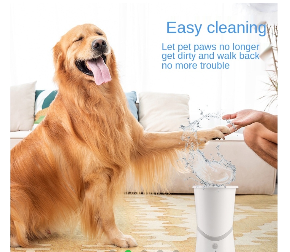Pet Automatic Foot Washing Cup Smart Automatic Dog Cat Clean - Inspire ...