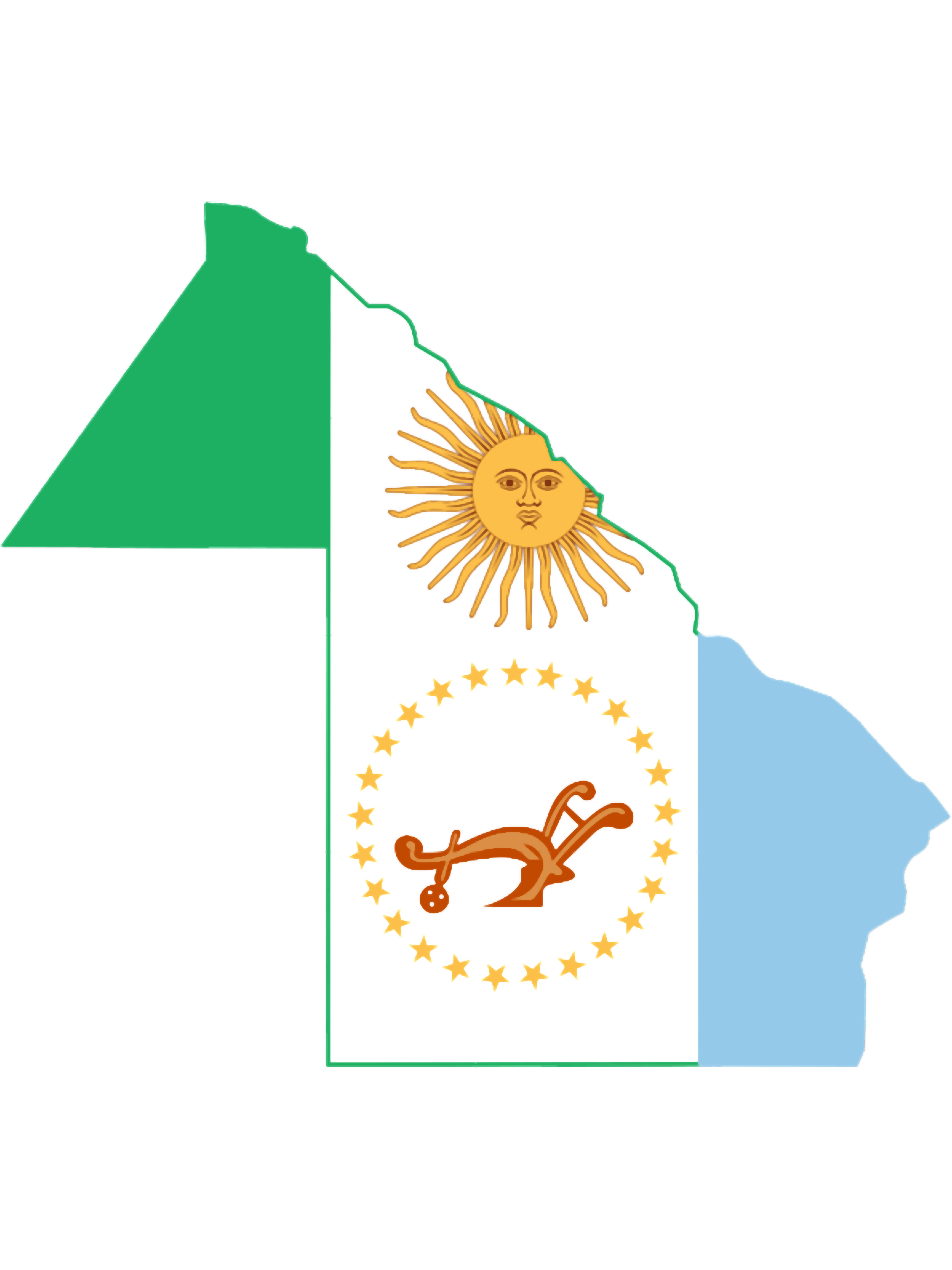 Flag Map of Chaco Province | Inspire Uplift