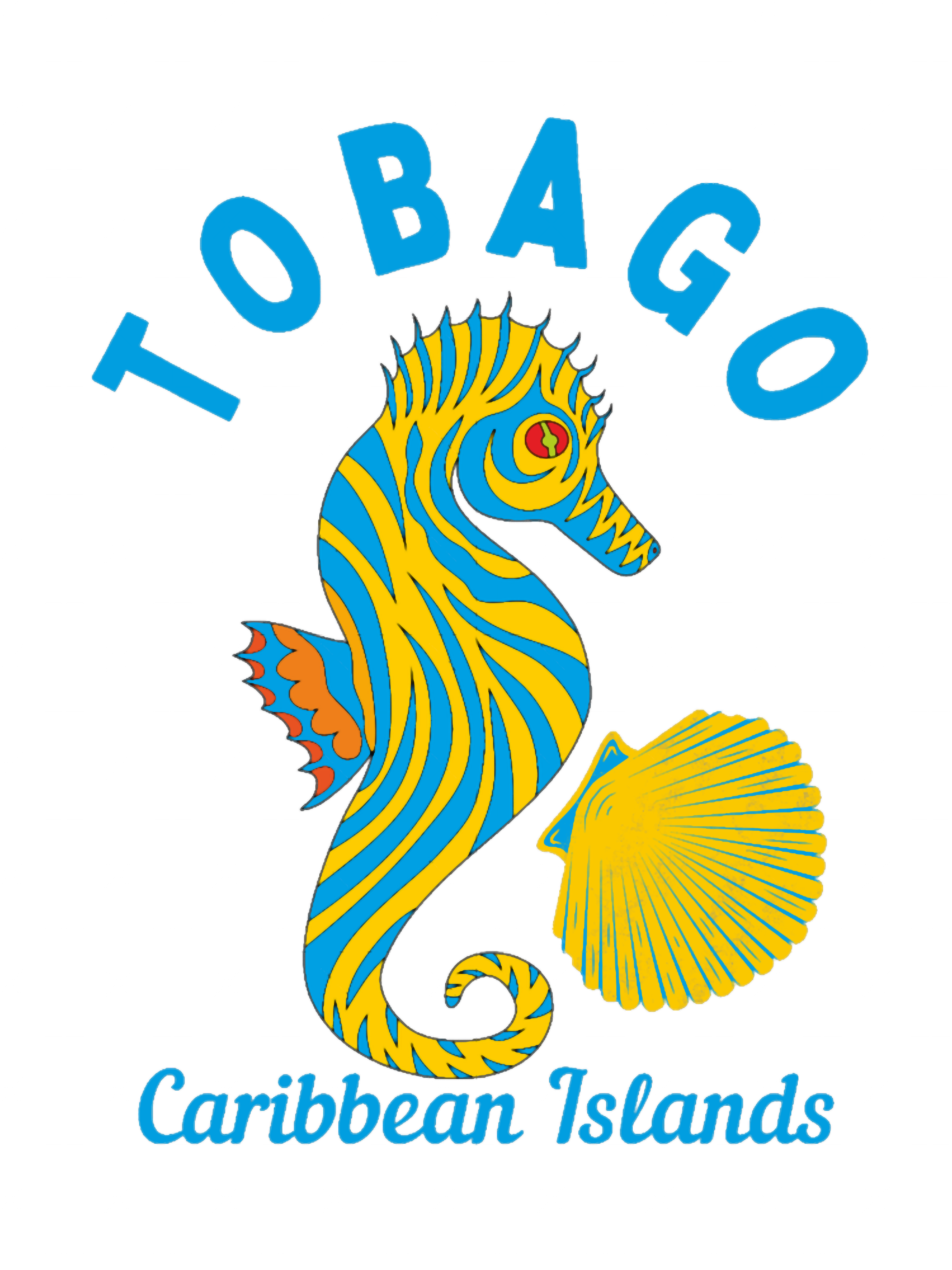 Bright Caribbean Islands Tobago, Blue Text BeachVacation | Inspire Uplift