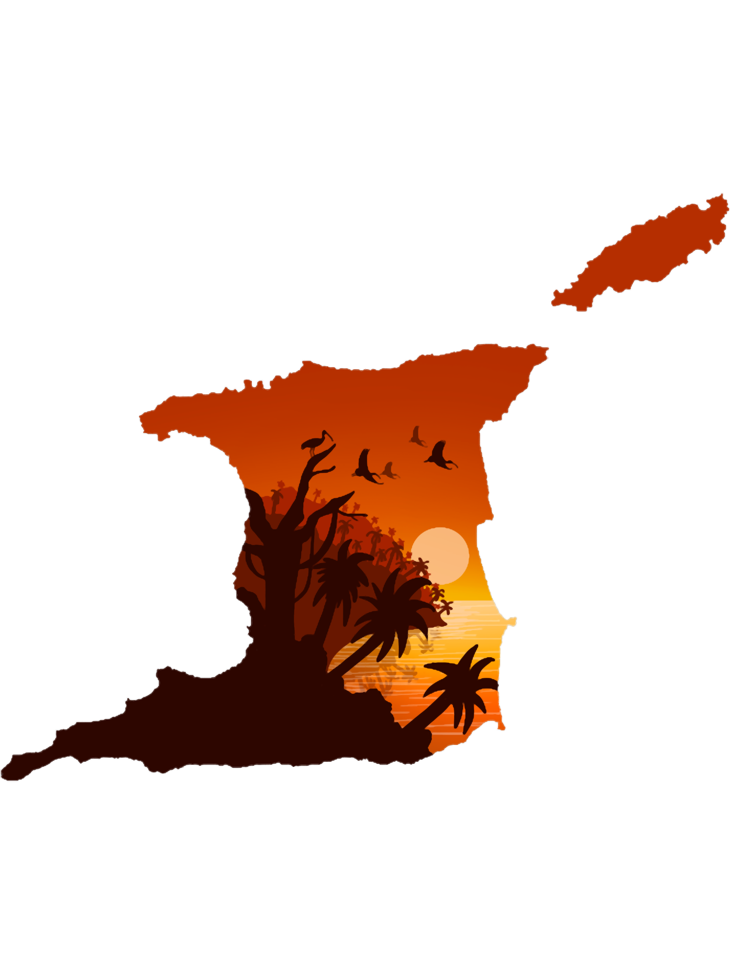 Trinidad and Tobago map and landscape | Inspire Uplift