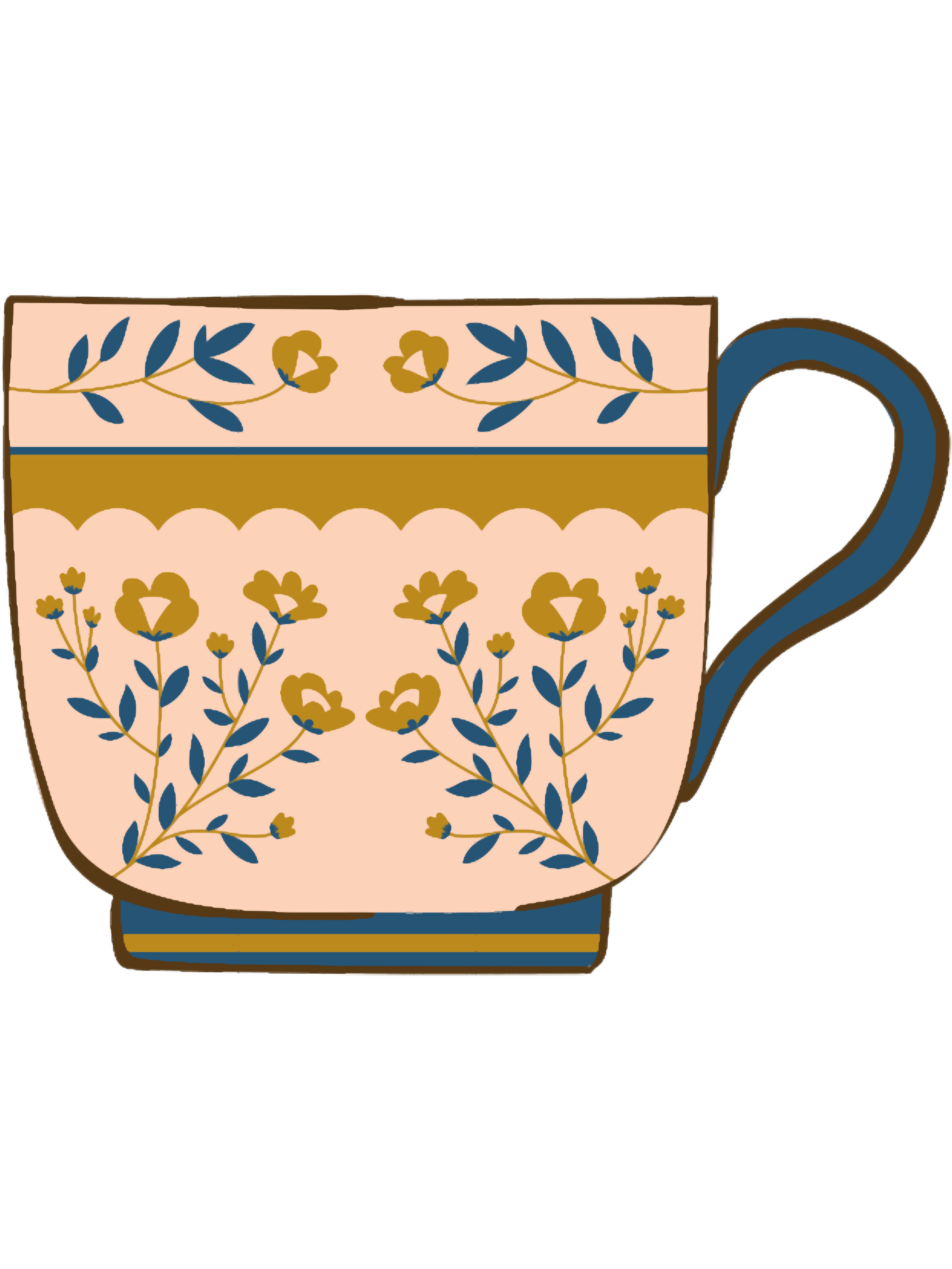 Fancy tea cup pattern pack | Inspire Uplift