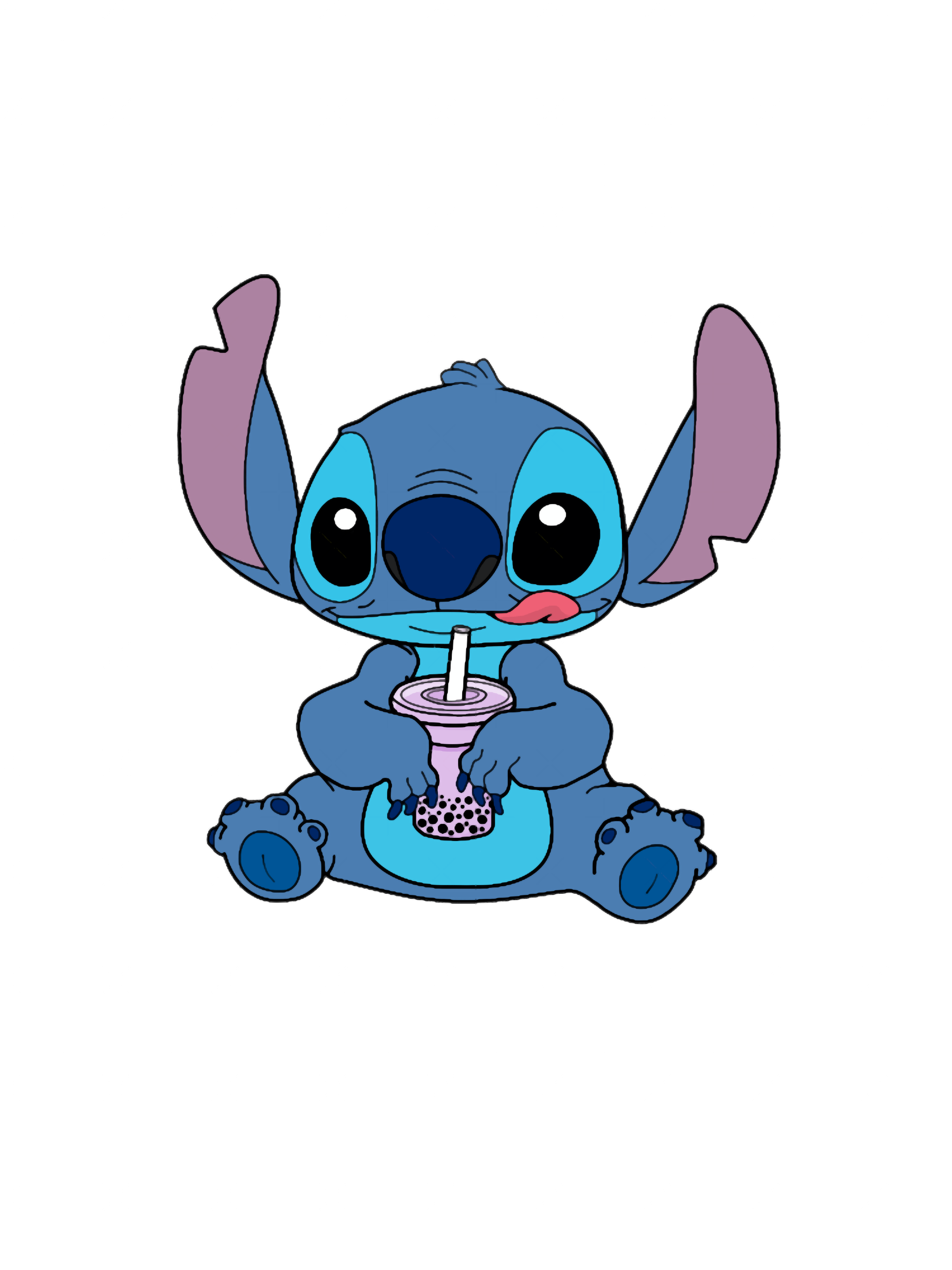 Stitch With Taro Boba Drink | Inspire Uplift