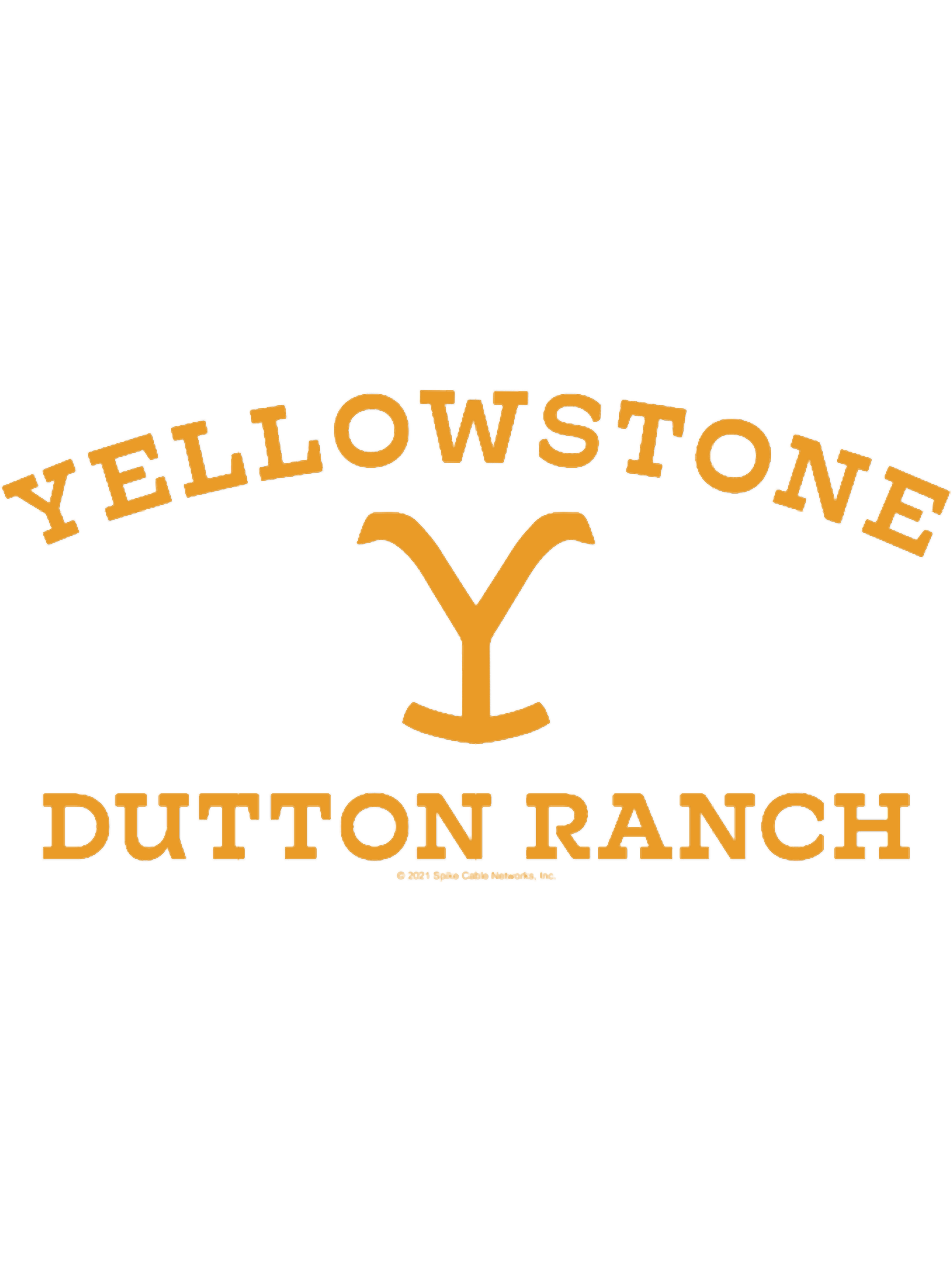Yellowstone Large Gold Dutton Ranch Logo | Inspire Uplift