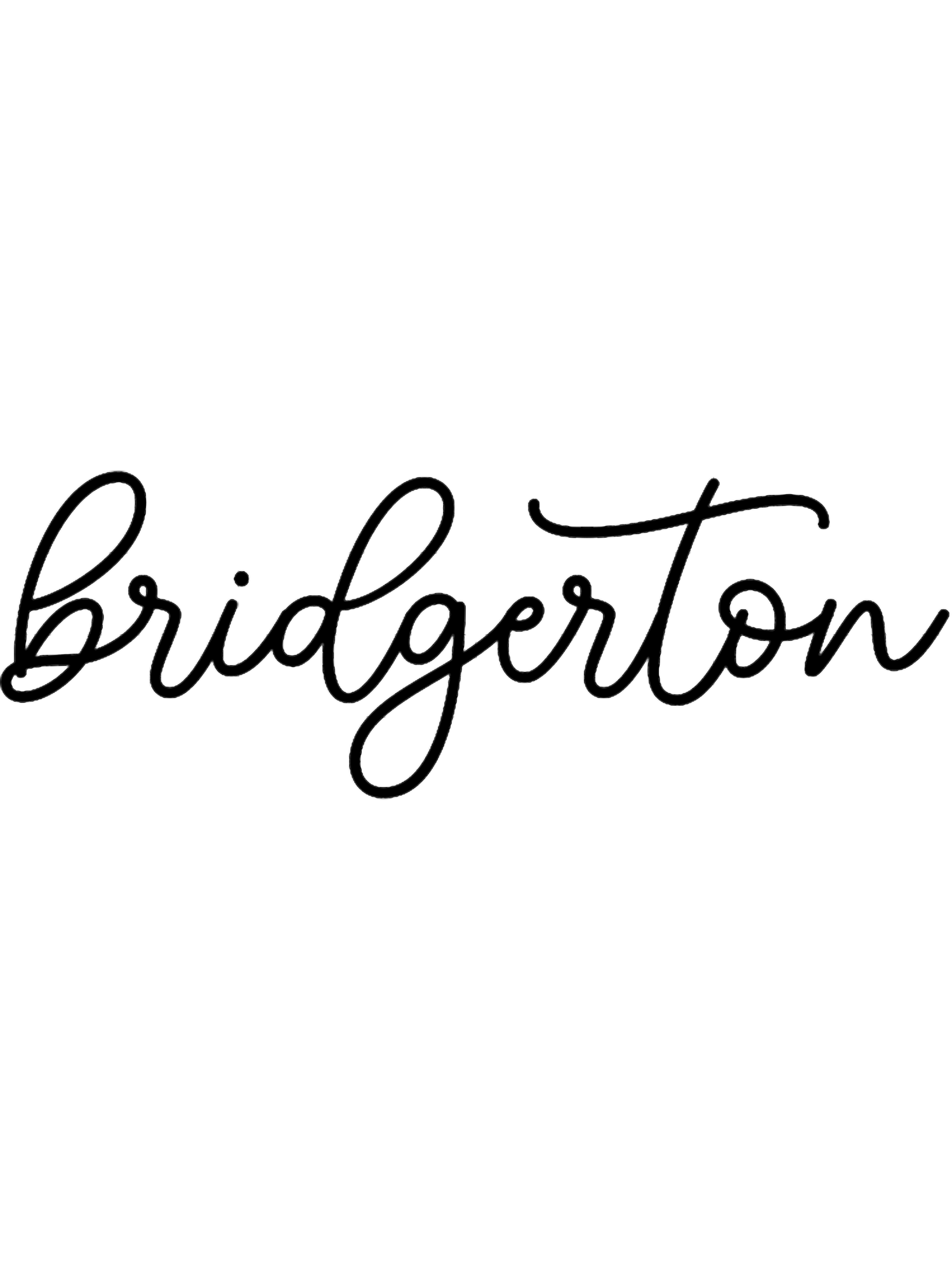 Bridgerton Calligraphy | Inspire Uplift
