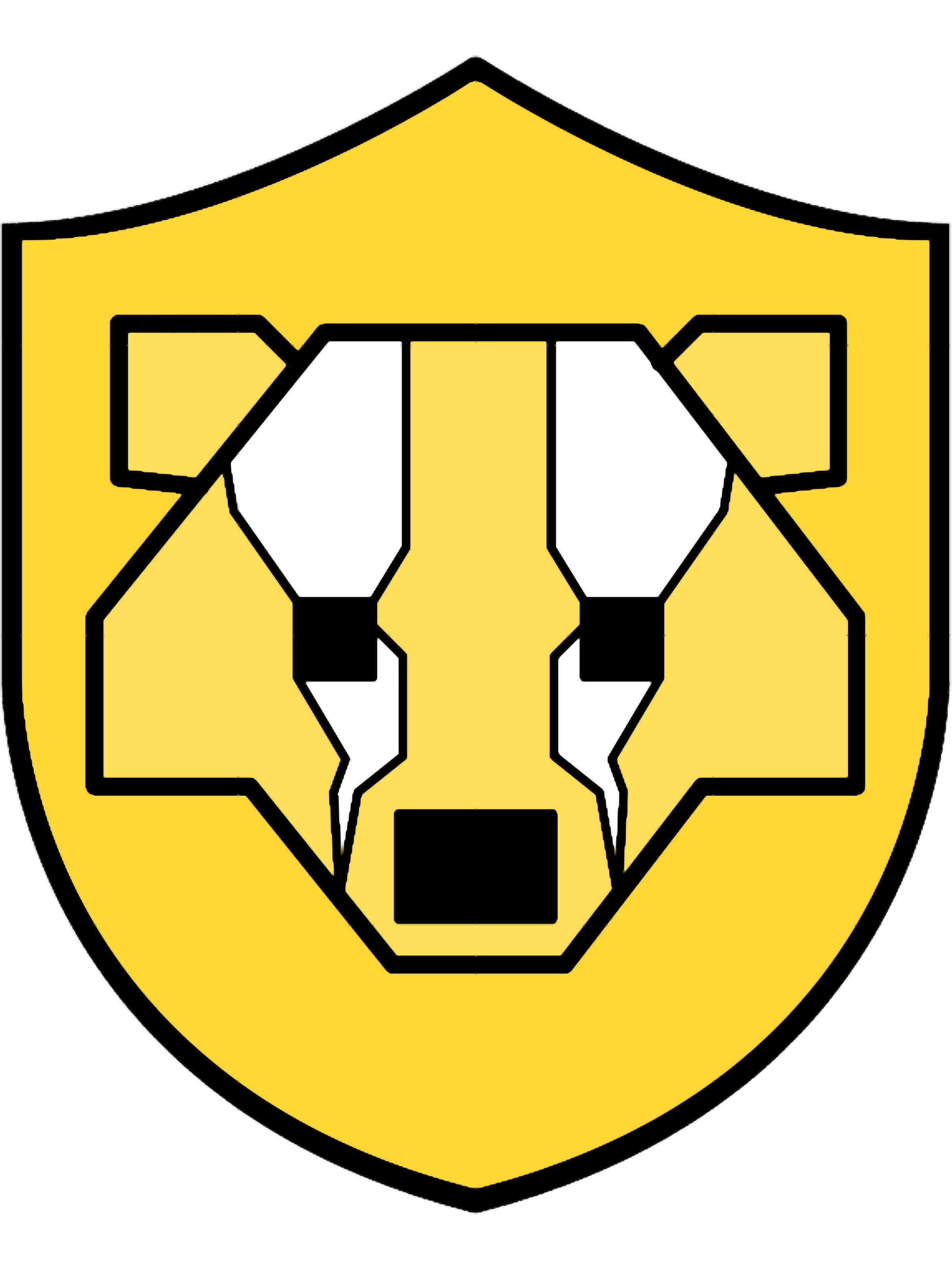 Geometric Huffle Badger Emblem | Inspire Uplift