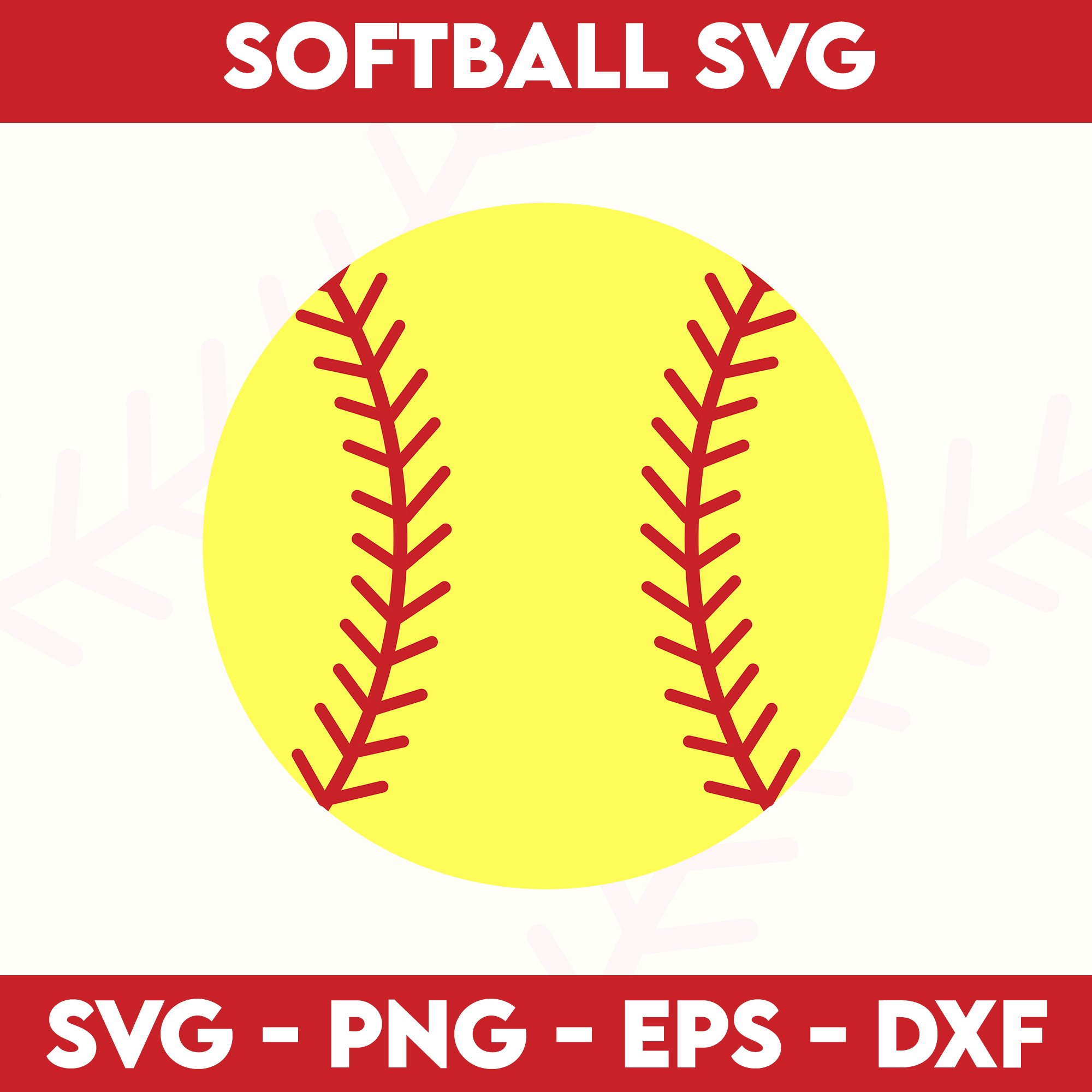 Softball SVG Files Sports Mom Cut Files Softball Silhouette | Inspire ...