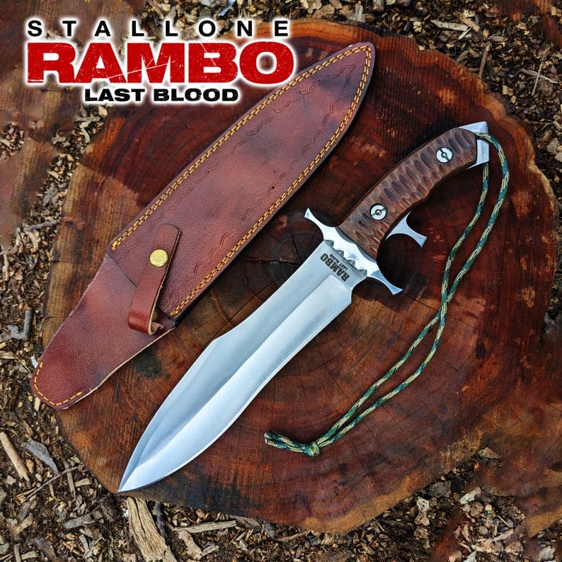 Last Blood Replica: Rambo V HEARTSTOPPER Replica Knife Stain | Inspire ...