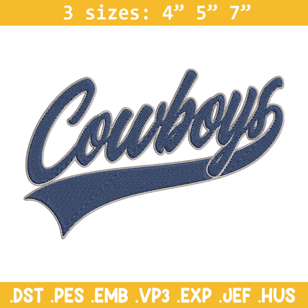 Dallas Cowboys embroidery design, Dallas Cowboys embroidery, | Inspire ...