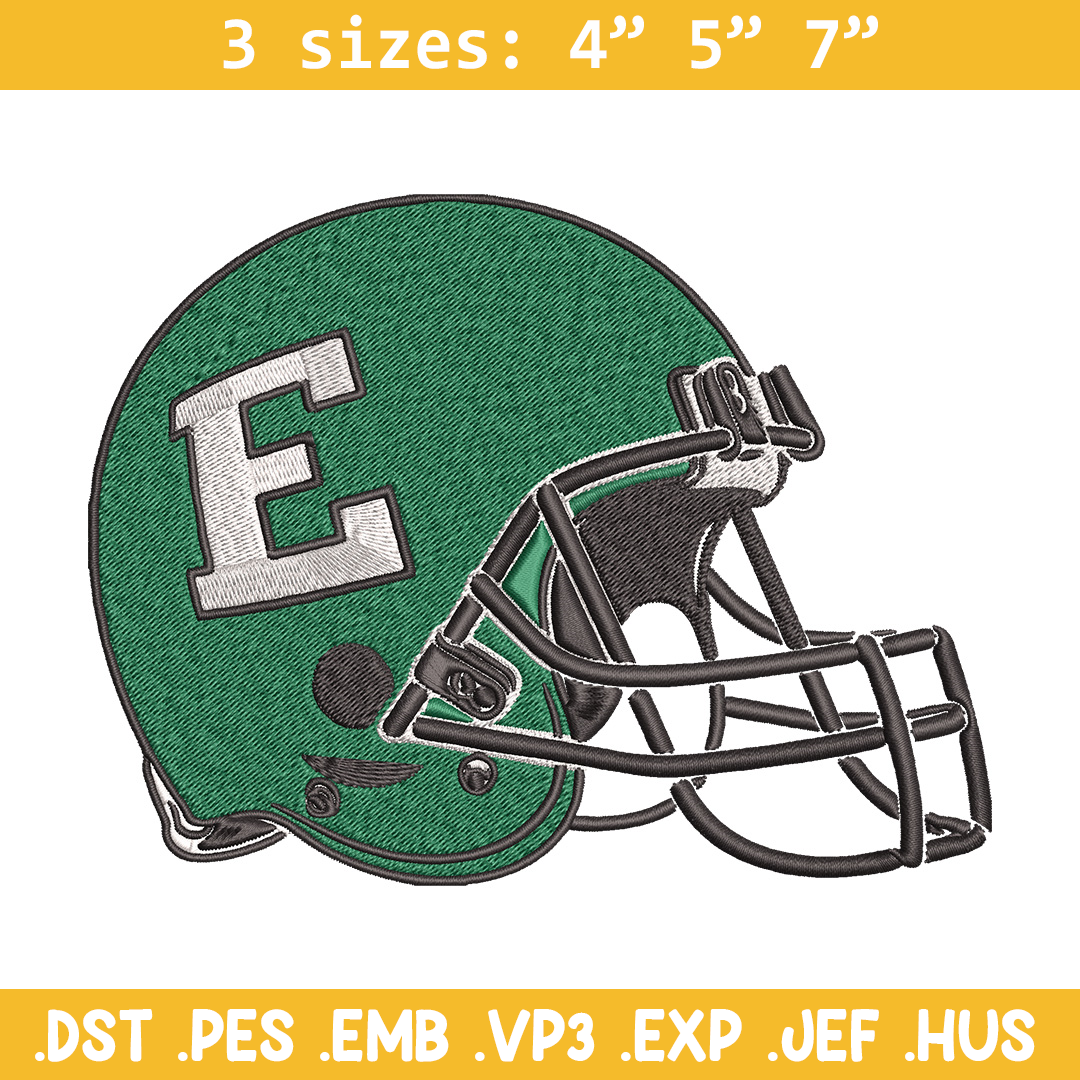 Eastern Michigan helmet embroidery design, NCAA embroidery, | Inspire ...