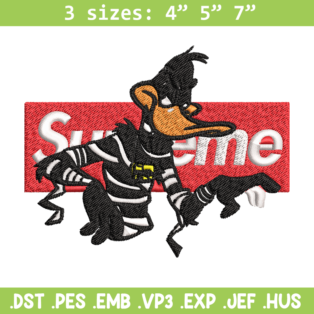 Daffy Duck Supreme Embroidery design, Daffy Duck Embroidery, | Inspire ...