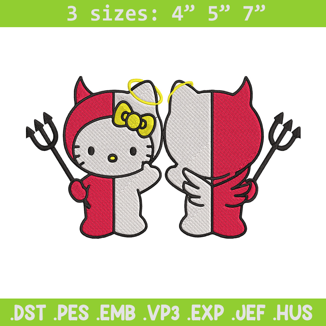 Hello kitty demon Embroidery Design,Hello kitty Embroidery,E | Inspire ...