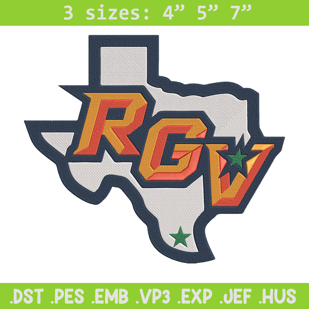 UTRGV Vaqueros logo embroidery design, NCAA embroidery, Spor | Inspire ...