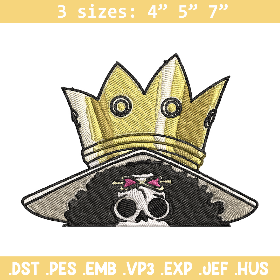 Brook Peeker Embroidery Design, One piece Embroidery, Embroi - Inspire ...