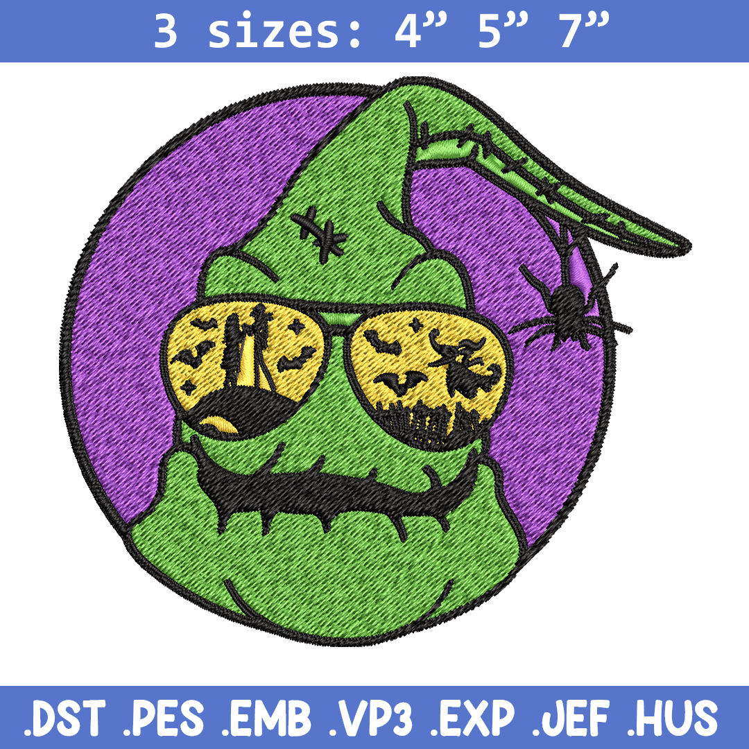 Oogie Boogie Man Embroidery design, Oogie Boogie Embroidery, | Inspire ...