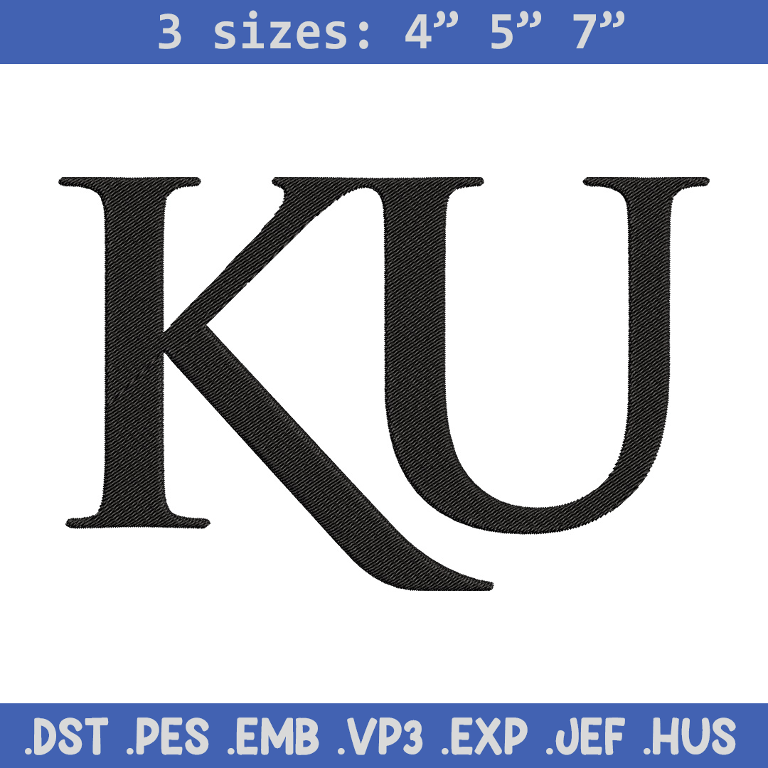 Kansas Jayhawks logo embroidery design, NCAA embroidery,Spor | Inspire ...