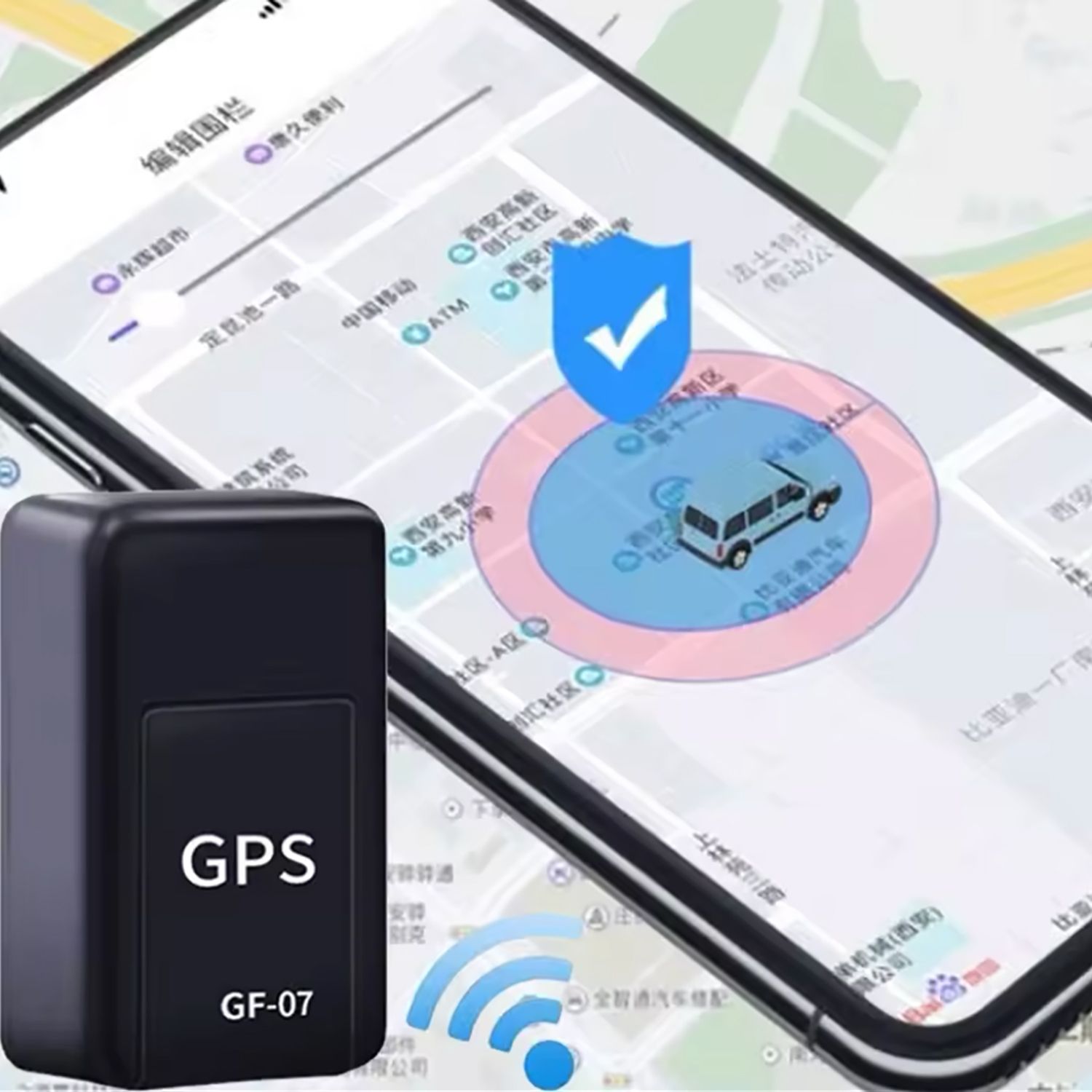 Strong Magnetic GPS Tracker – Anti-Theft Car Locator | Inspire Uplift
