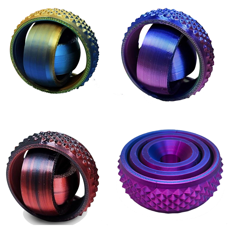 3D Printed Gravity Spinner Toy - Stress Relief Gyroscope | Inspire Uplift