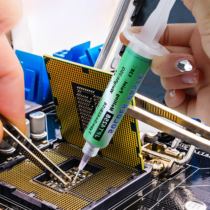 Lead-Free Welding Paste Syringe No-Clean Solder Flux | Inspire Uplift