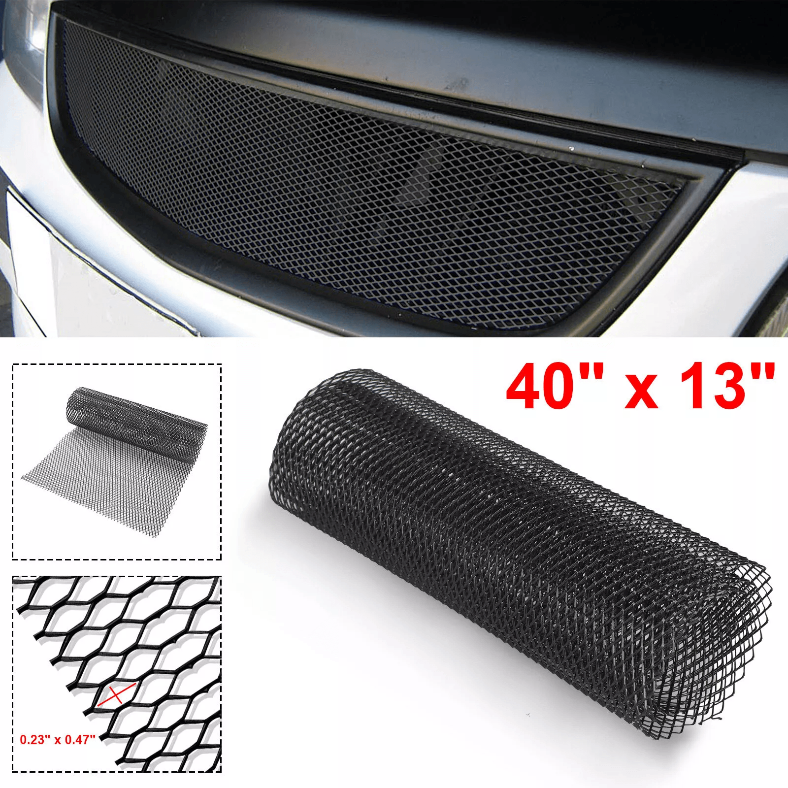 Car Universal Aluminum Grille Mesh Grill | Inspire Uplift